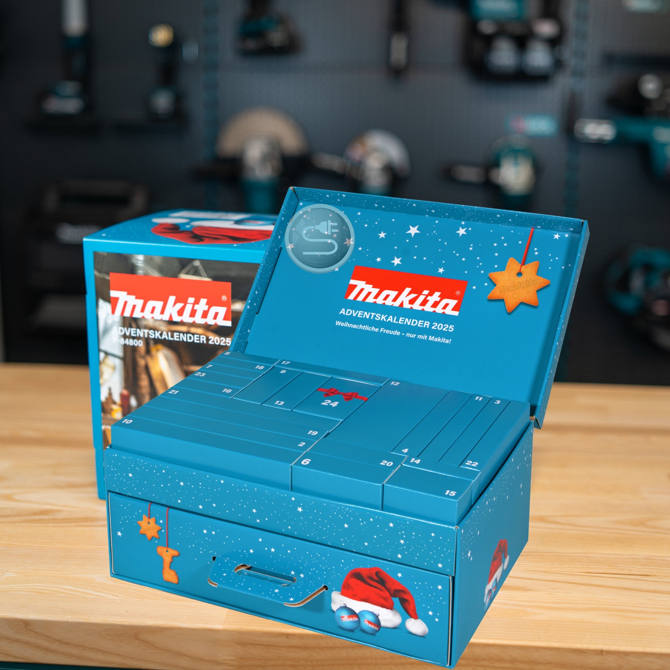 Spannende Adventskalender Männer Werkzeug Makita Ebenbild